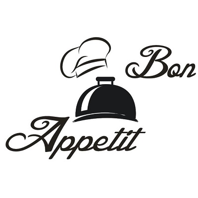 Bon appetit design 2 Kitchen wall art decal, quotes Home decoration