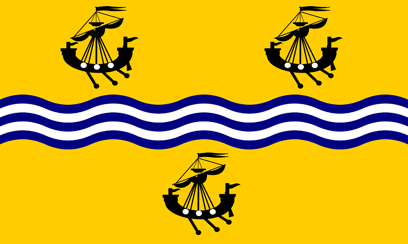 Inverness-shire Flag sticker - Colourfast Graphics