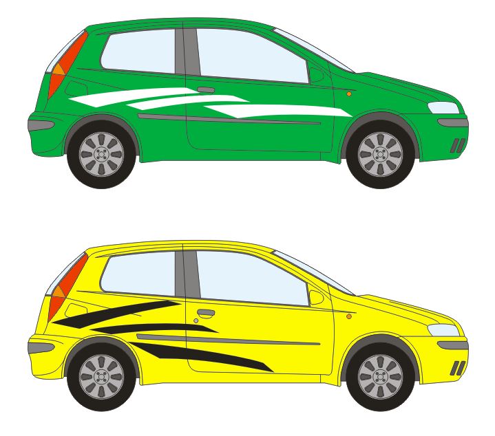 Car graphic decals 2FUR33 - Colourfast Graphics
