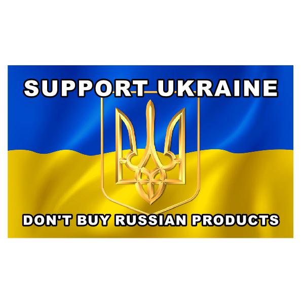 Support Ukraine Sticker - Colourfast Graphics